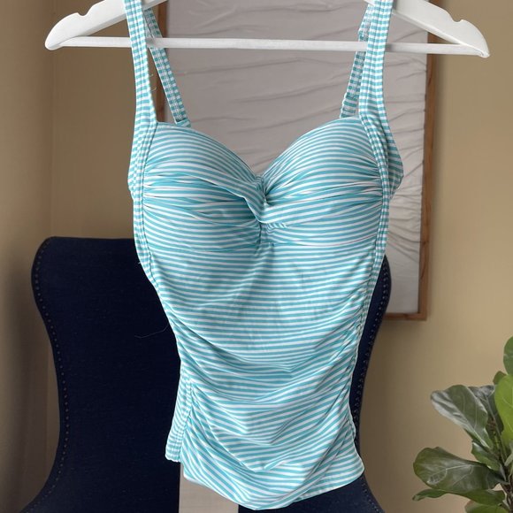 bond-eye | Swim | Bondeye Womens Striped Tankini Top Swimsuit Bathing ...